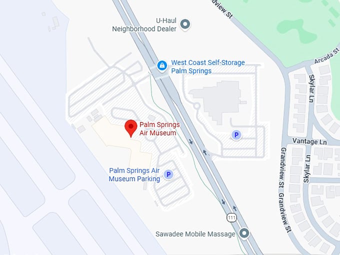 16. palm springs air museum map