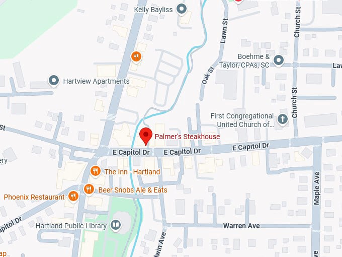 16. palmer's steakhouse map