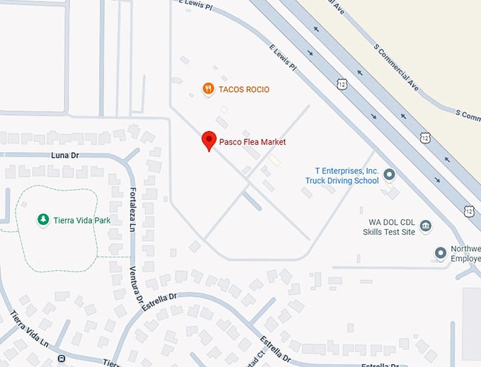 16. pasco flea market map