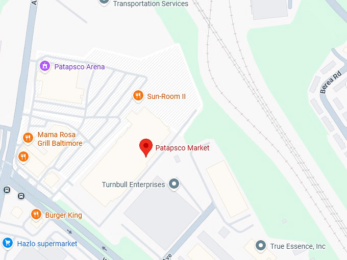 16. patapsco flea market map