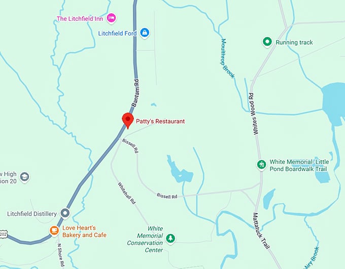 16. patty's restaurant map