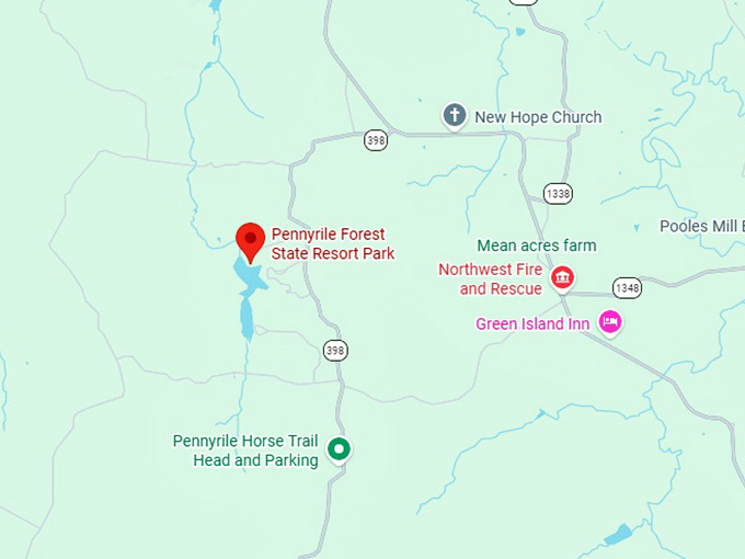 16. pennyrile forest state resort park map