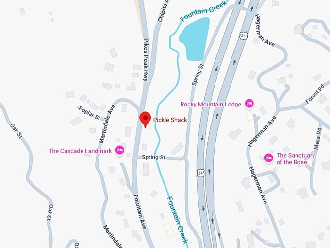 16. pickle shack map