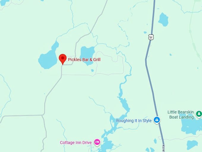 16. pickles bar & grill's map