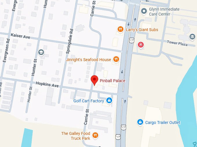 16. pinball palace map