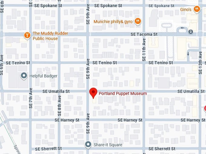 16. portland puppet museum map