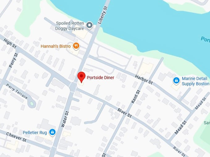 16. portside diner's map