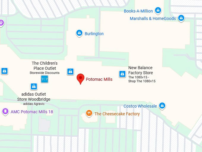 16. potomac mills map