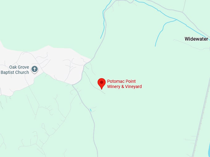 16. potomac point winery & vineyard map
