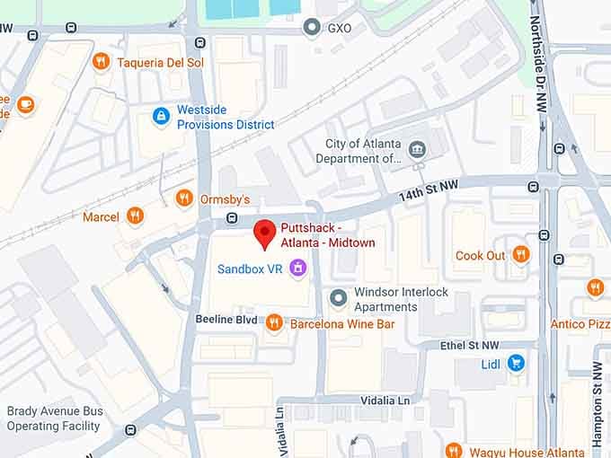 16. puttshack atlanta midtown map