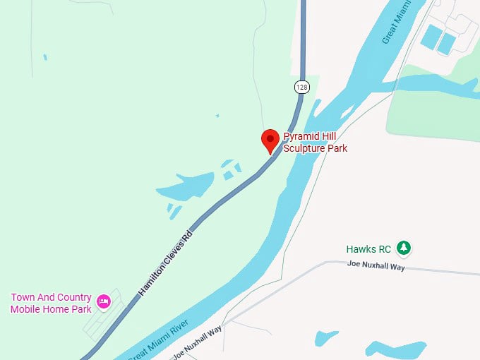 16. pyramid hill sculpture park map