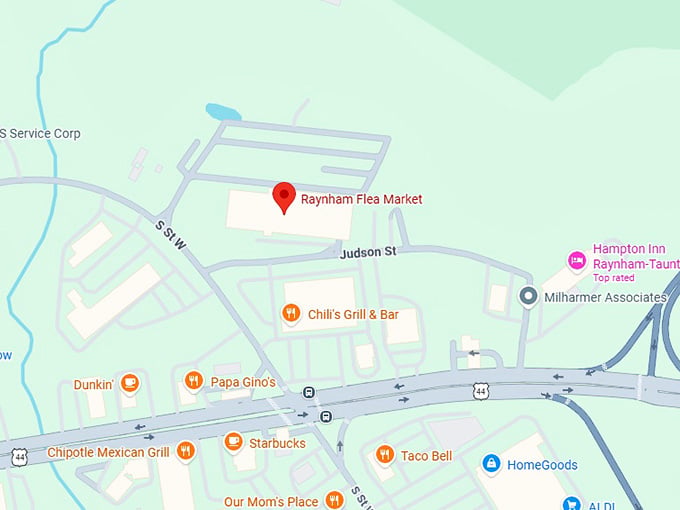 16. raynham flea market map