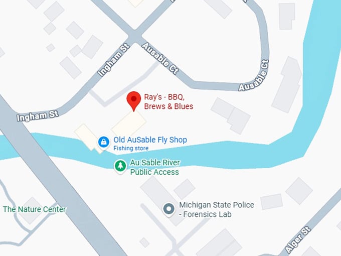 16. ray's bbq, brews & blues map