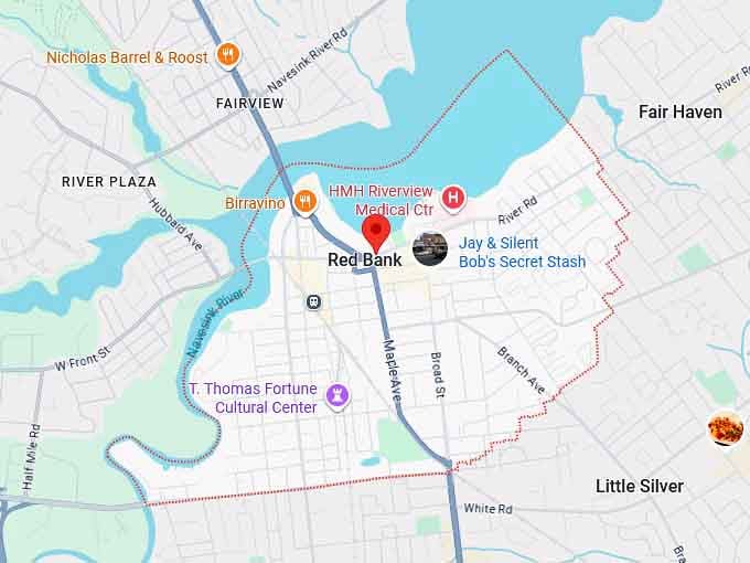 16. red bank map