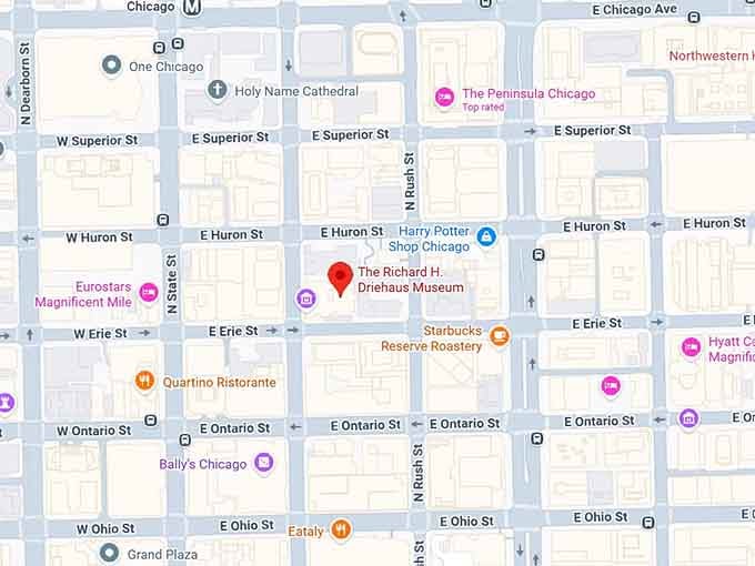 16. richard h. driehaus museum map