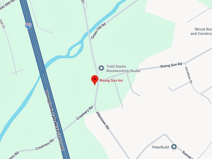 16. rising sun inn map