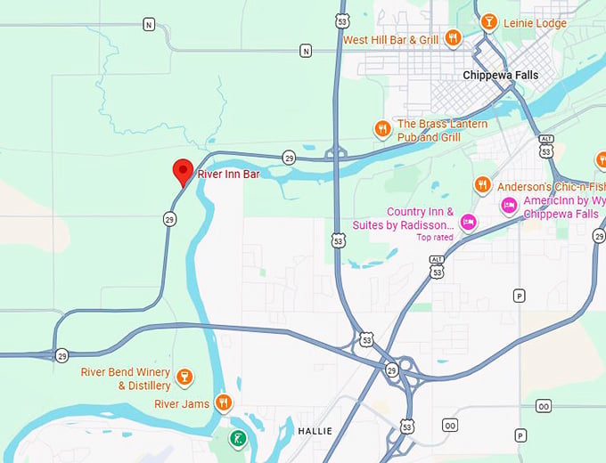 16. river inn bar map