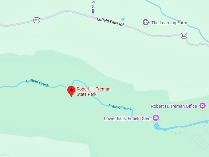 16. robert h. treman state park map