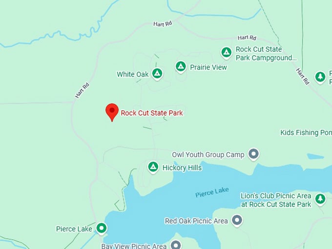 16. rock cut state park map