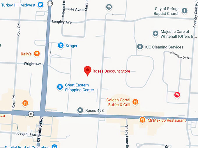16. roses discount store map