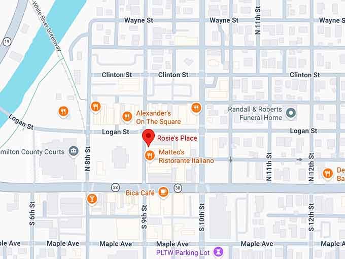 16. rosie's place map