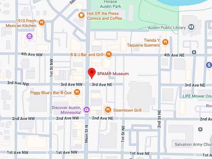 16. spam&reg; museum map