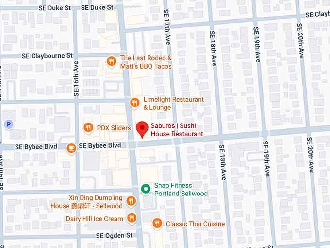 16. saburos sushi house restaurant map