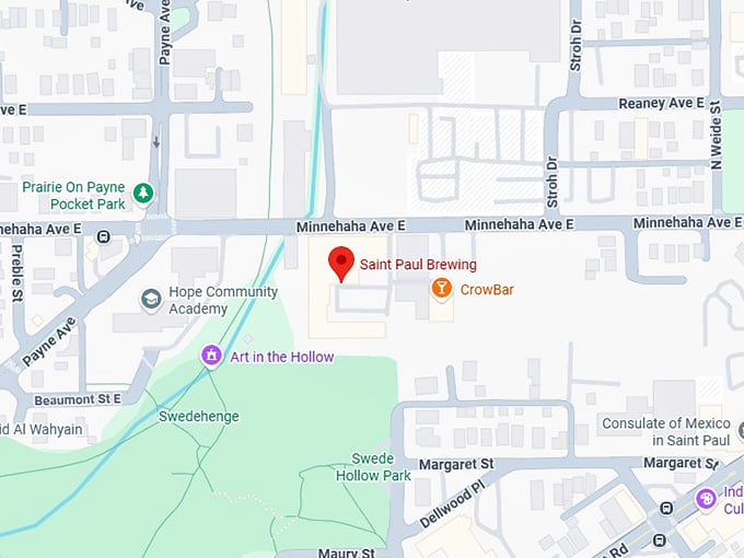 16. saint paul brewing map