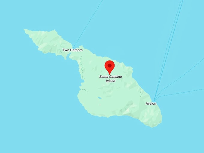 16. santa catalina island ca map