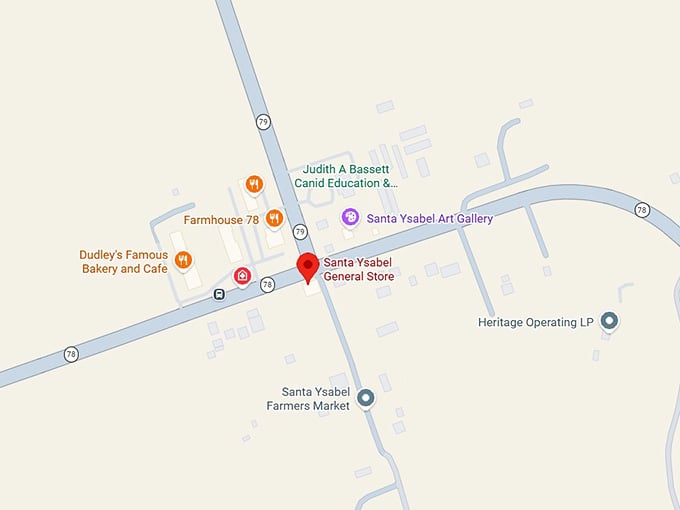 16. santa ysabel general store map