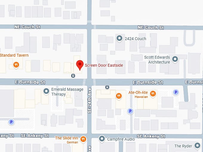 16. screen door eastside map