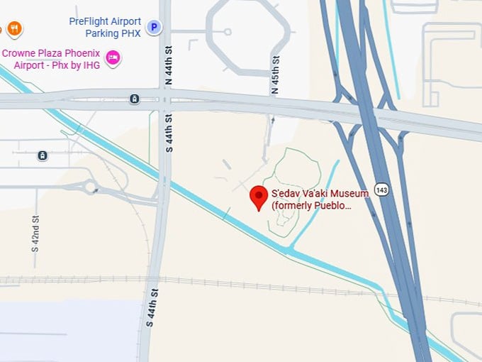 16. s'edav va'aki museum (formerly pueblo grande museum) map