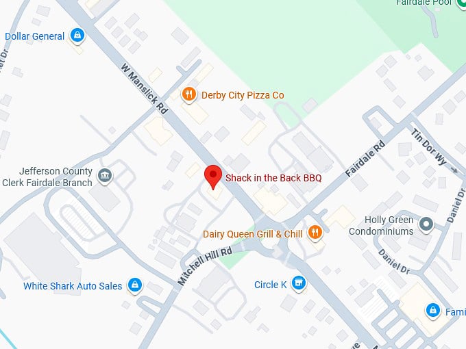 16. shack in the back bbq map