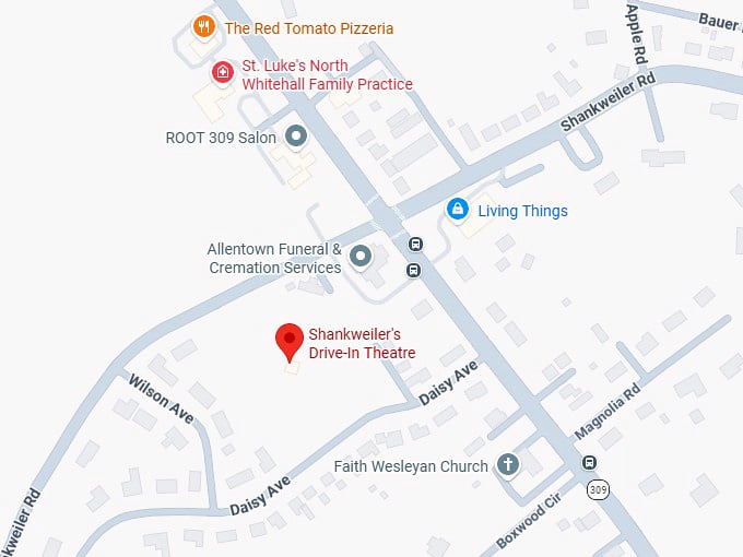 16. shankweiler's drive in theatre map