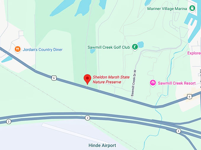 16. sheldon marsh state nature preserve map