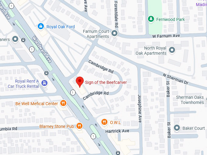 16. sign of the beefcarver map