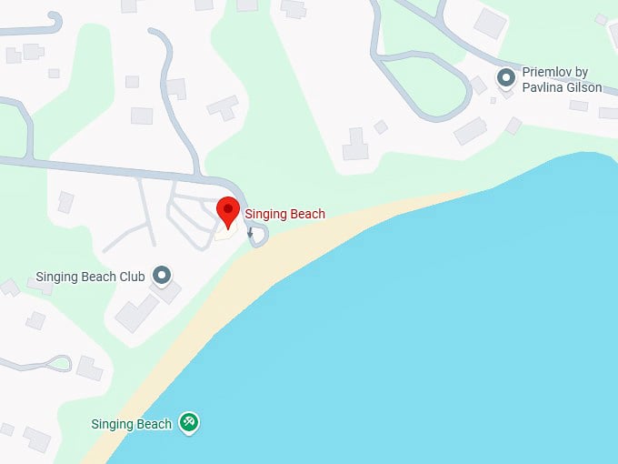 16. singing beach map