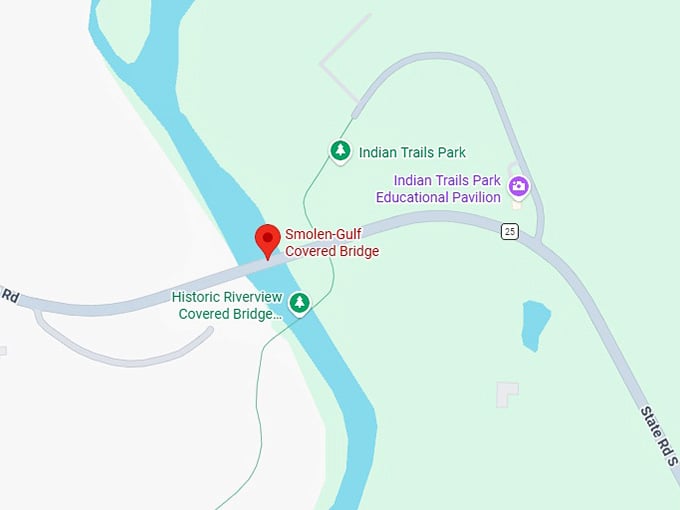 16. smolen gulf covered bridge map
