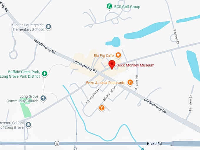 16. sock monkey museum map