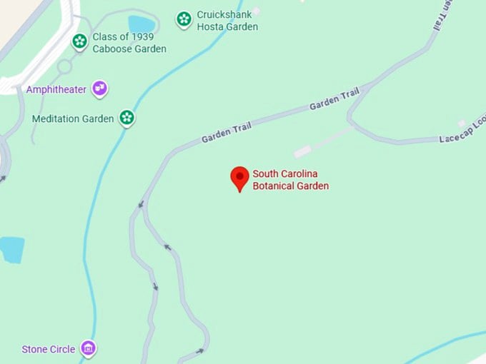 16. south carolina botanical garden map