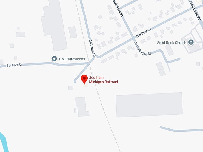 16. southern michigan railroad map