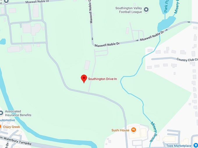 16. southington drive in map