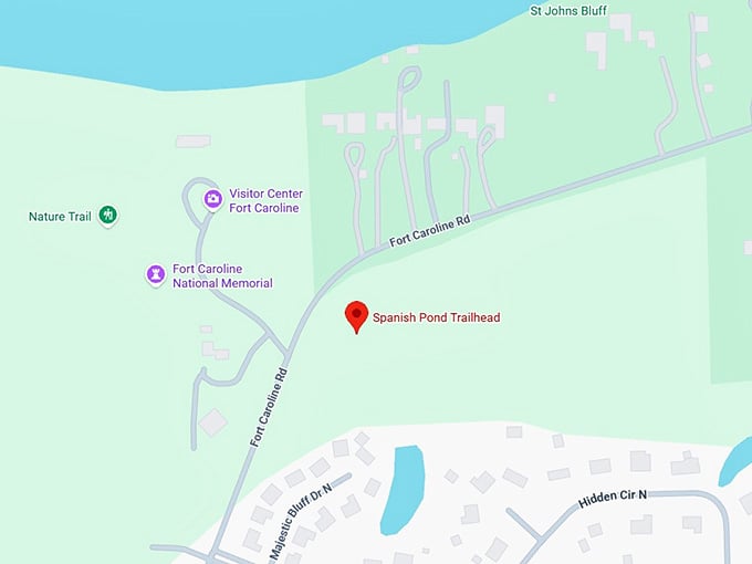 16. spanish pond loop trail map