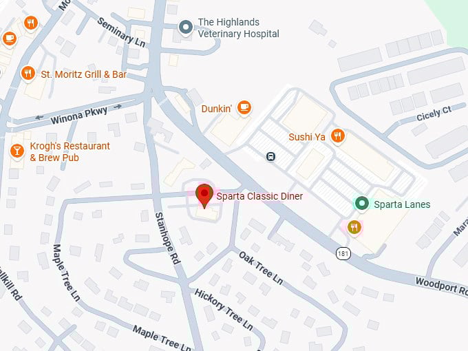 16. sparta classic diner map