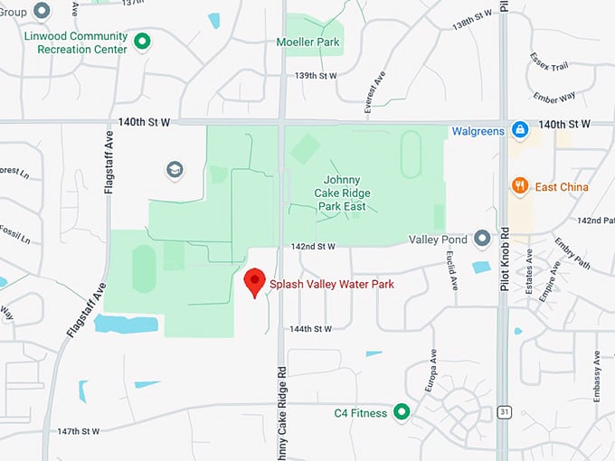 16. splash valley water park map