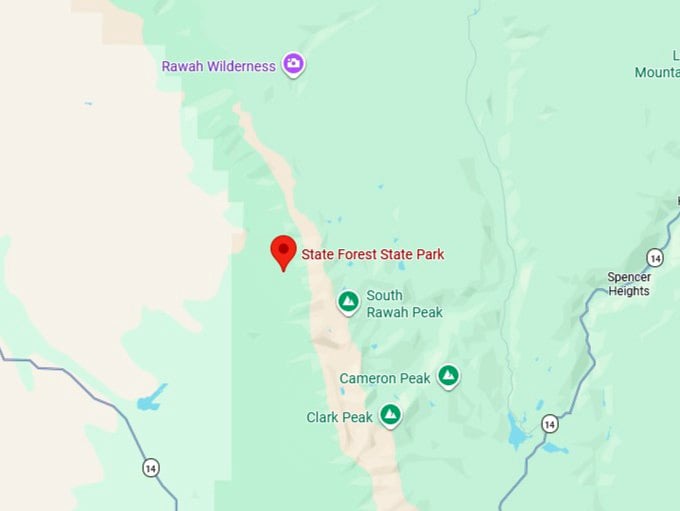 16. state forest state park map