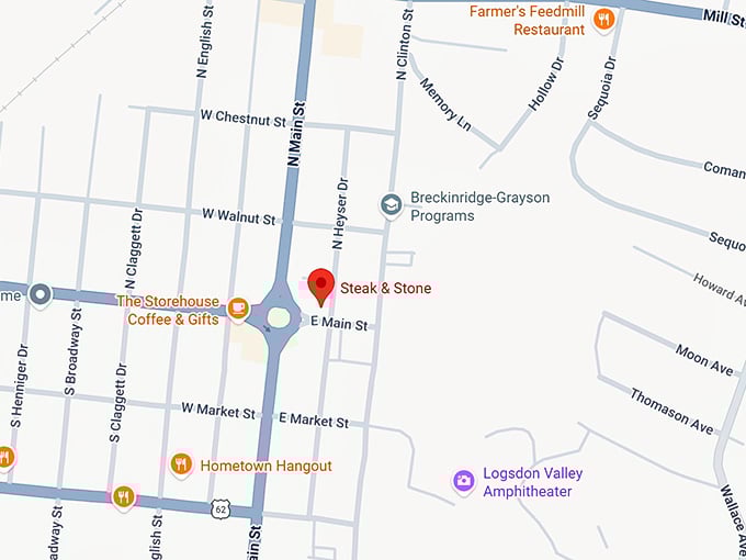 16. steak & stone map