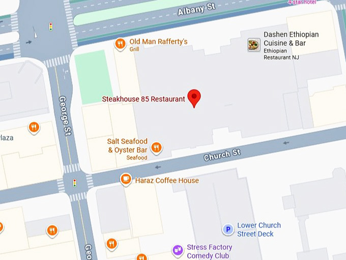 16. steakhouse 85 restaurant's map