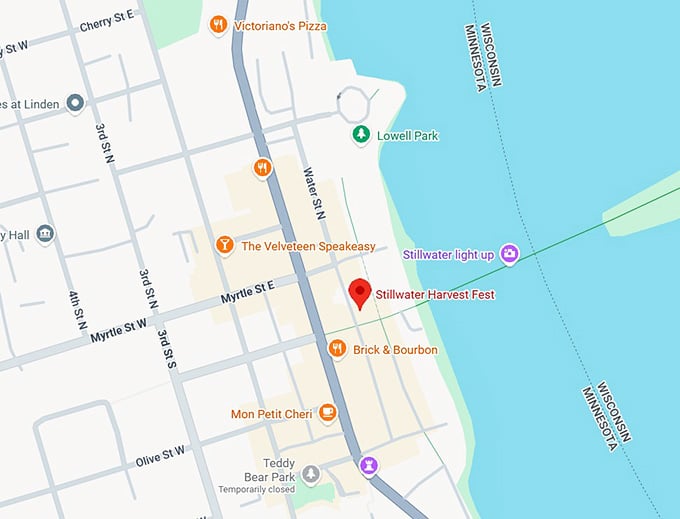 16. stillwater harvest fest map