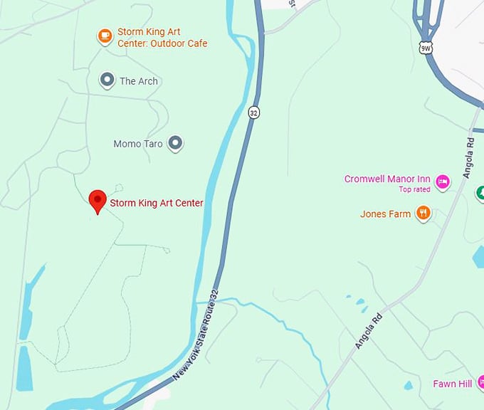 16. storm king art center map